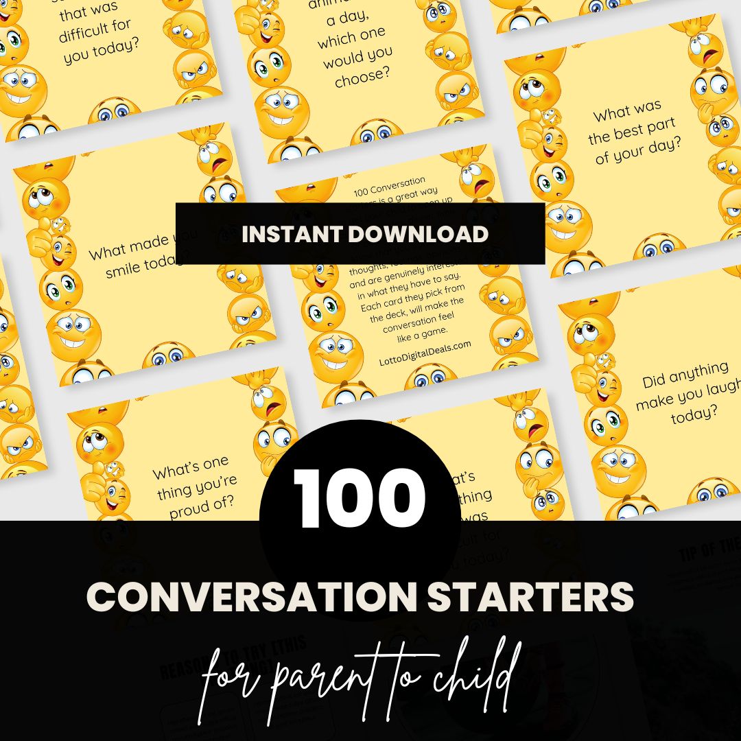 100 Conversation Starters-Build social skills while strengthening the ...