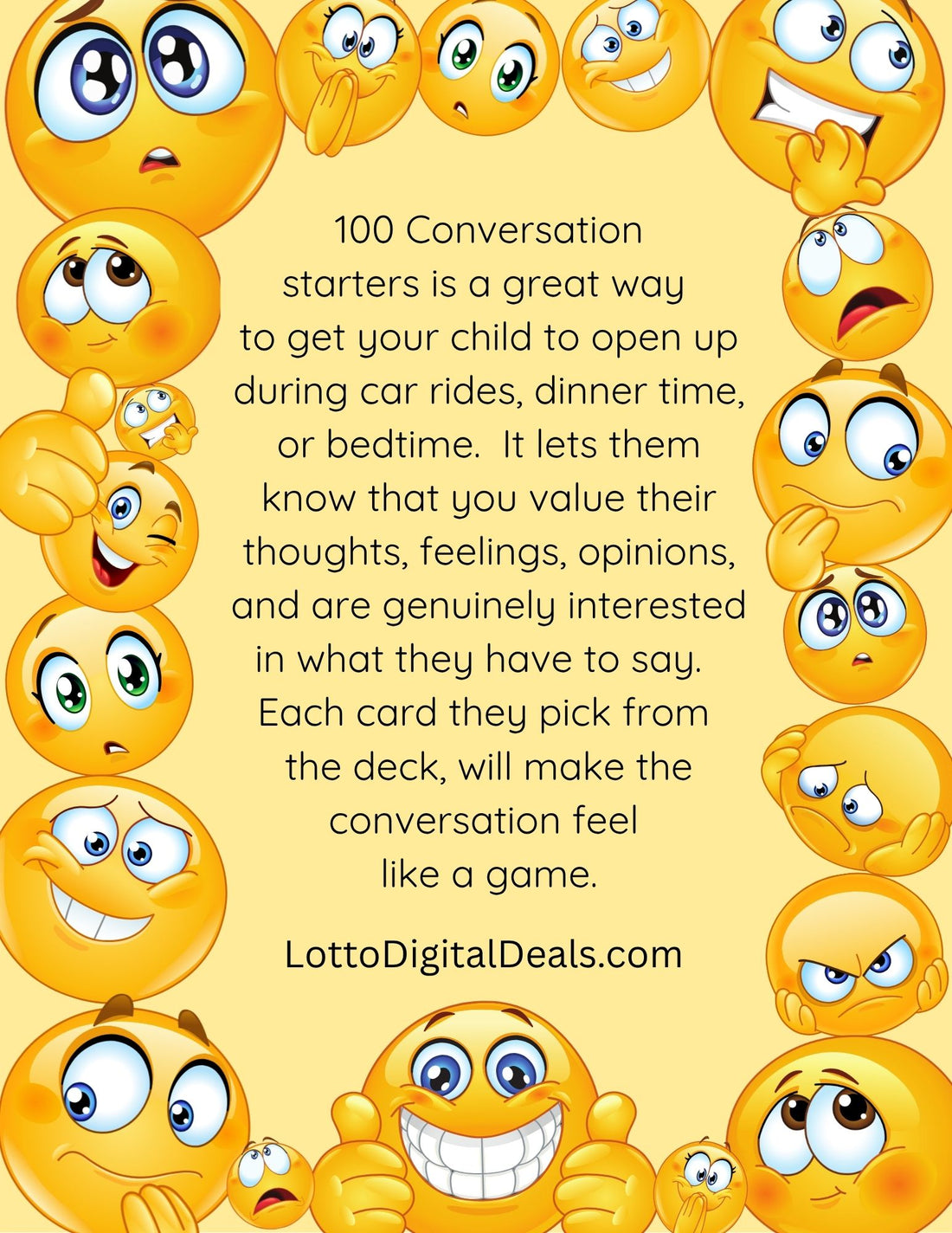 100 Conversation Starters-Build social skills while strengthening the ...